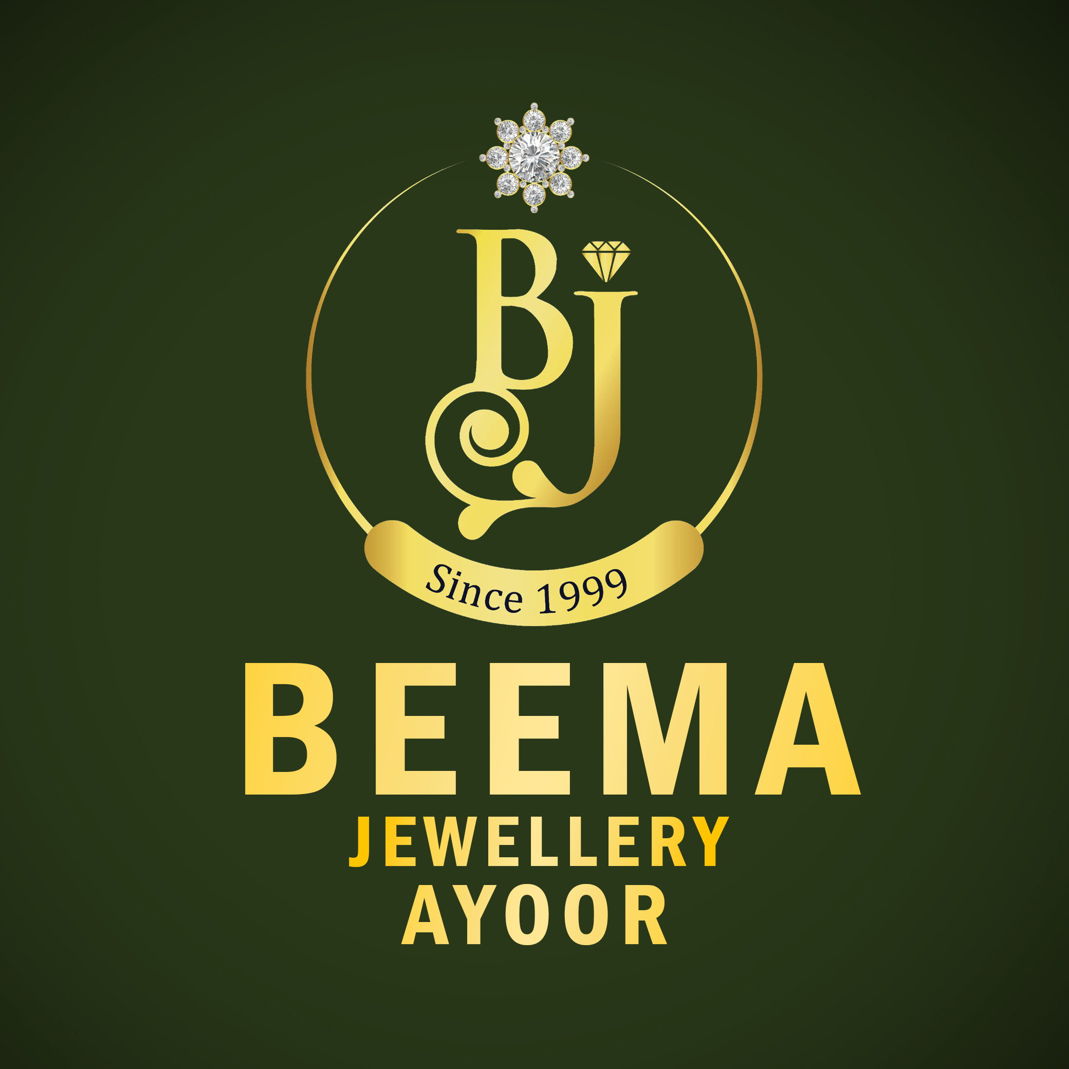 Simple light weight red nagapadam gold necklace by Beema Jewellery Ayoor by Beema Jewellery